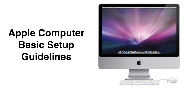 Apple Computer Setup and Installation of Basic Software Programs – Iowa ...