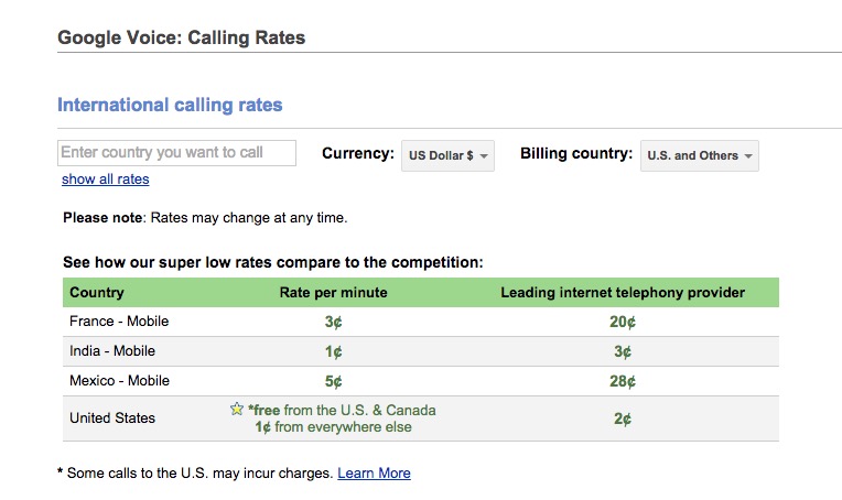 Google International Calling Rates Per Minute – Iowa City Technology ...